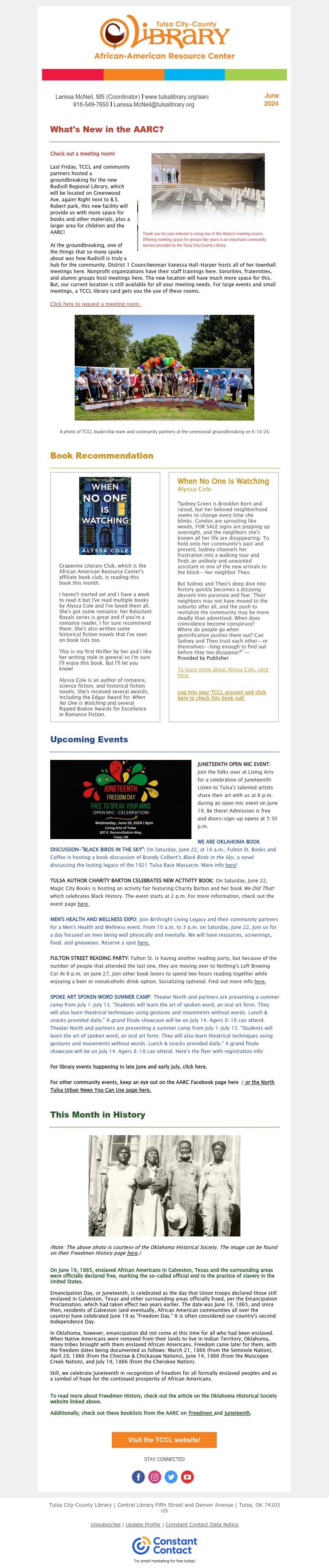 African American Resource Center | Tulsa Library